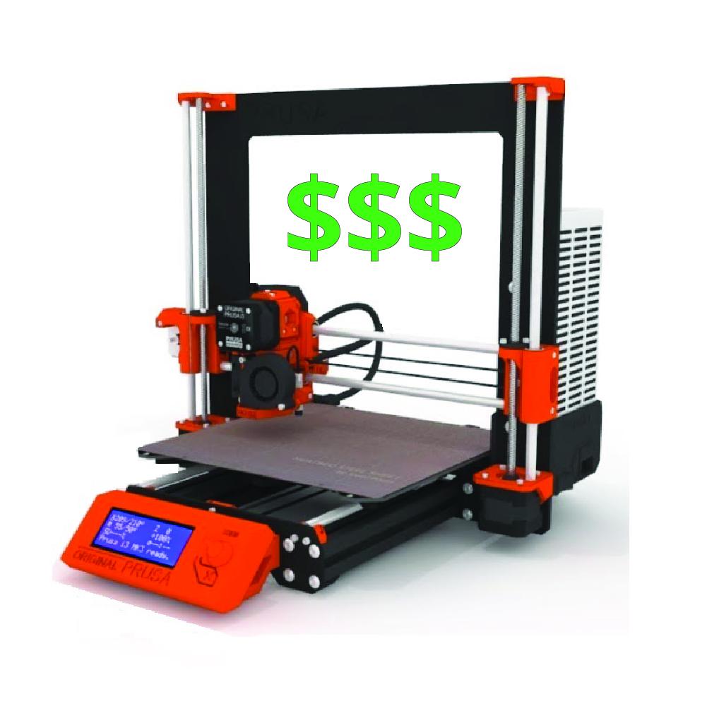 3d printer hourly rate
